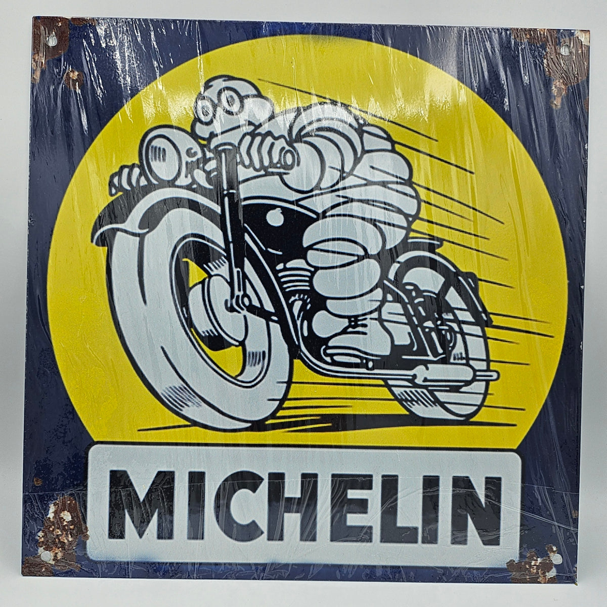 Metal Sign, Michelin Blue – Dreamcycle Motorcycle Museum