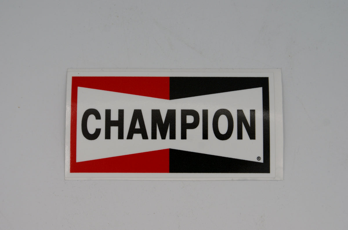 Champion Decal – Dreamcycle Motorcycle Museum